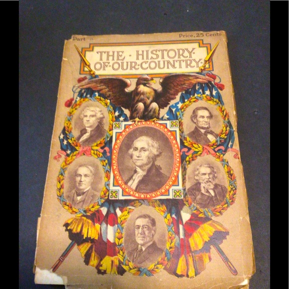 Antique | Other | Rare 80s The History Of Our Country Ornate Book ...